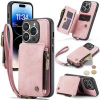 China Wireless Charging Shockproof Leather Phone Case for iPhone 14 Pro Max PU TPU for sale