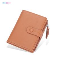 China Minibook Short Cross Section PU Leather Multifunctional Casual Coin Wallet for Women 12.5x10x2.5cm for sale