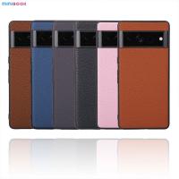 China Genuine Leather Luxury Slim Business Case for Google Pixel 6 7 Pro Shockproof Holder for sale