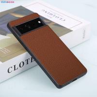 China Genuine Leather Luxury Slim Business Case for Google Pixel 6 7 Pro Shockproof Holder for sale