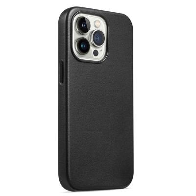 China Luxury PU Leather Cellphone Cover for iPhone 12 13 14 15 Pro Max Shockproof Wireless Charging for sale