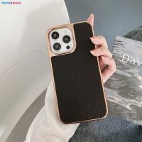 China Full Cross Pebble Pattern PU Leather Mobile Phone Case for iPhone 13 14 15 Customized for sale