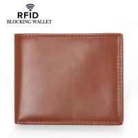 China RFID Blocking Men's Travel Wallet with Credit Card Protection 8 Slot Capacity for sale