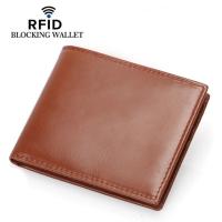 China RFID Blocking Men's Travel Wallet with Credit Card Protection 8 Slot Capacity for sale