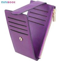 China RFID Blocking Women's Wallet with Cell Phone Pocket Bifold Vegan Leather Ladies Wallet 8 Card Slots for sale