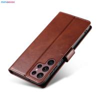 China PU Leather Slim Card Slots Wallet Case for Samsung Galaxy S23 S23 Ultra S23 Plus for sale