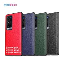 China Custom PU Leather Phone Case for VIVO X60 Pro with Card Slot 17x8x1.5 cm for sale