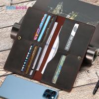 China Custom PU Leather Men's Wallet 20cm x 10cm Large Capacity Fold Wallet with Custom Logo for sale