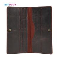 China Custom PU Leather Men's Wallet 20cm x 10cm Large Capacity Fold Wallet with Custom Logo for sale