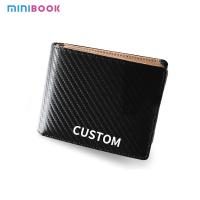 China Genuine Leather Short Wallet for Women Anti-Theft RFID Blocking Bi-Fold 11cm x 9cm for sale