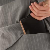 China Genuine Leather Short Wallet for Women Anti-Theft RFID Blocking Bi-Fold 11cm x 9cm for sale