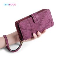 China PU Leather Wallet Case for iPhone 13 Pro Max 19cm x 9cm Multi-Function Minibook for sale