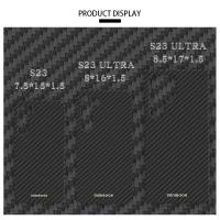 China Carbon Fiber Genuine Leather Phone Case for Samsung S23 Ultra Shockproof Custom Logo for sale