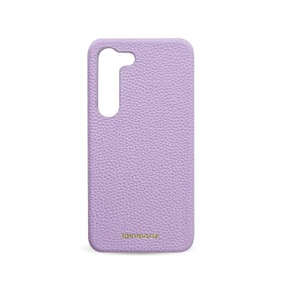 China Custom Luxury Genuine Leather Shockproof Phone Case for Samsung Galaxy S23 Ultra 2023 for sale