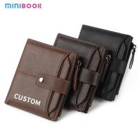 China RFID Blocking Aluminum Wallet Genuine Leather with Zipper Pocket for Men Women 8 Card Slots for sale