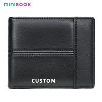 China Genuine Leather RFID Short Wallet for Men Vintage Cash Holder Credit Card Wallet for sale