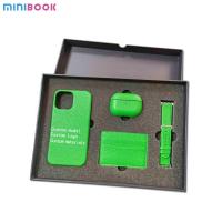 China Custom Genuine Leather Waterproof Phone Case for iPhone 14 Men Minibook 20x35x5cm for sale