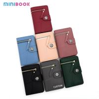 China Women PU Leather ID Window Purse Wallet with Zipper Coin Pocket Short Anti-Theft 10cm for sale