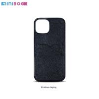 China Minibook Genuine Leather Phone Case Wallet Bag for Daily Life 16.5x8.3x2.5cm for sale