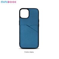 China Minibook Genuine Leather Phone Case Wallet Bag for Daily Life 16.5x8.3x2.5cm for sale