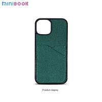 China Minibook Genuine Leather Phone Case Wallet Bag for Daily Life 16.5x8.3x2.5cm for sale