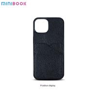 China Minibook Genuine Leather iPhone 14 Card Holder Case 16.5x8.3x2.5cm OEM ODM Custom for sale