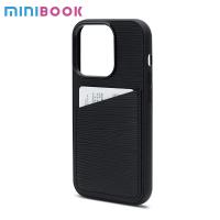 China Custom Genuine Leather Card Holder Phone Case for iPhone 14 Waterproof 16.5x8.3x2.5cm for sale