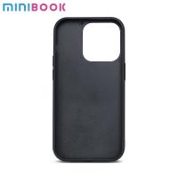 China Custom Genuine Leather Card Holder Phone Case for iPhone 14 Waterproof 16.5x8.3x2.5cm for sale