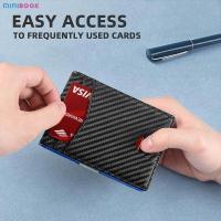 China Men's Genuine Leather RFID Blocking Wallet Credit Card Holder Low MOQ Mix Models for sale