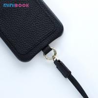 China Genuine Leather Crossbody Necklace Lanyard Phone Case for iPhone 14 16.5x8.3cm for sale