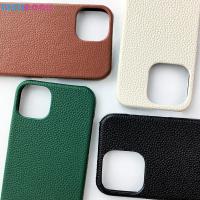 China Genuine Pebble Leather Phone Case for iPhone 14 Pro Max Samsung 16.5x8.3cm Custom Logo for sale
