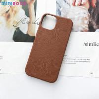 China Genuine Pebble Leather Phone Case for iPhone 14 Pro Max Samsung 16.5x8.3cm Custom Logo for sale