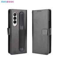 China Minibook Custom Hybrid Shockproof Flip Wallet Leather Phone Case 16.5x8.3cm for sale