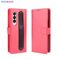 China Minibook Custom Hybrid Shockproof Flip Wallet Leather Phone Case 16.5x8.3cm for sale