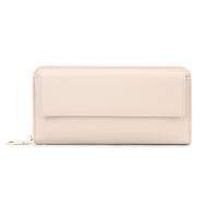 China PU Leather Credit Card Holder with Zipper Phone Holder Wallet Long 19.5cm Anti-Theft for sale