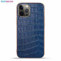 China Shockproof Luxury Crocodile Skin Pattern Leather Phone Case for iPhone 12 13 14 Pro Max 15cm for sale