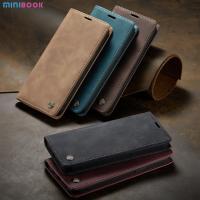 China Minibook Genuine Vegetable Tanned Leather Phone Case for iPhone 14 13 Full Protective Custom for sale