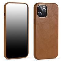 China Genuine Sheep Grain Leather Phone Case for iPhone 14 Pro Max Full Wrapped 2022 for sale