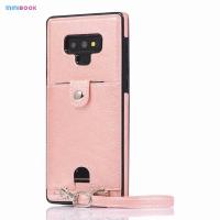 China PU Leather Card Holder Phone Case for Samsung Note 9 8 Luxury Wallet Bag 0.06kg for sale