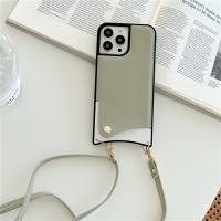 China 33cm Luxury Vegan Leather Phone Case with Wireless Charging Support for iPhone for sale