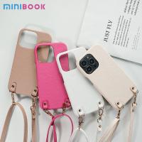 China Compatible For Iphone Minibook Customize Logo Lanyard Mobile Cover Cellphone Casing for sale