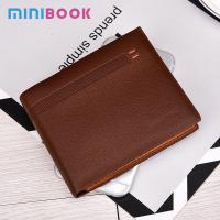 China Custom Logo Leather Wallet for Men Luxury Slim Clamshell Bifold 8 Card Slots for sale