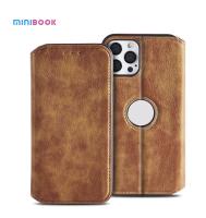 China Waterproof Minibook Magnetic PU Leather Phone Case for iPhone 12 Pro 15x7.5cm for sale