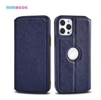 China Waterproof Minibook Magnetic PU Leather Phone Case for iPhone 12 Pro 15x7.5cm for sale