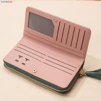 China Women PU Leather Long Wallet Zipper Closure Clutch Waterproof Fashion Card Holder 20cm for sale