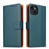 China Minibook Genuine Leather Wallet Flip Cover Shockproof Phone Case for iPhone 13 14 15x7.5x1cm for sale