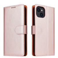 China Minibook Genuine Leather Wallet Flip Cover Shockproof Phone Case for iPhone 13 14 15x7.5x1cm for sale