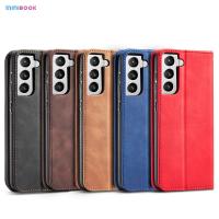 China PU Leather Minibook Case for Samsung S21 Luxury Phone Cover 16.5x7.5cm Custom Logo for sale