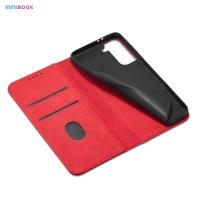 China PU Leather Minibook Case for Samsung S21 Luxury Phone Cover 16.5x7.5cm Custom Logo for sale