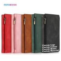 China Genuine Leather Mobile Phone Case Minibook Protective Cover for iPhone 13 Mini 13 Pro 15x0.8x7.5cm for sale